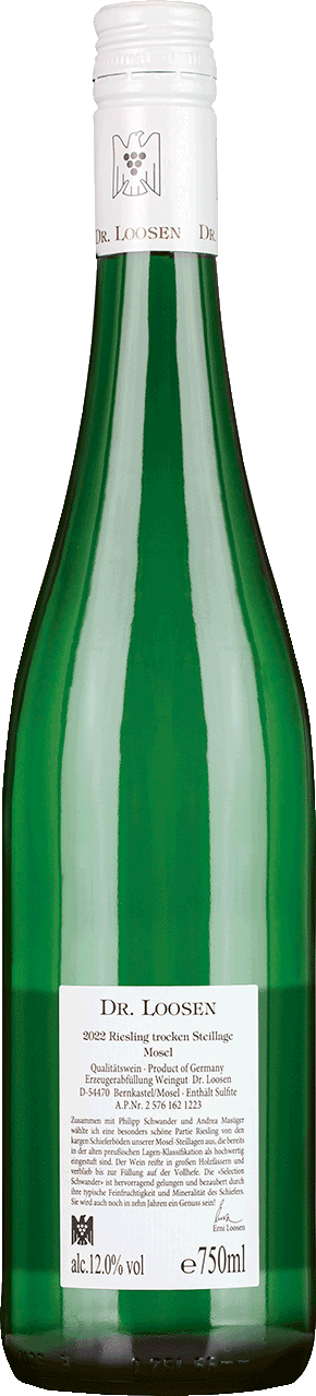 Riesling Dr. Loosen «Selection Schwander», 2022, Weisswein, Mosel, Deutschland